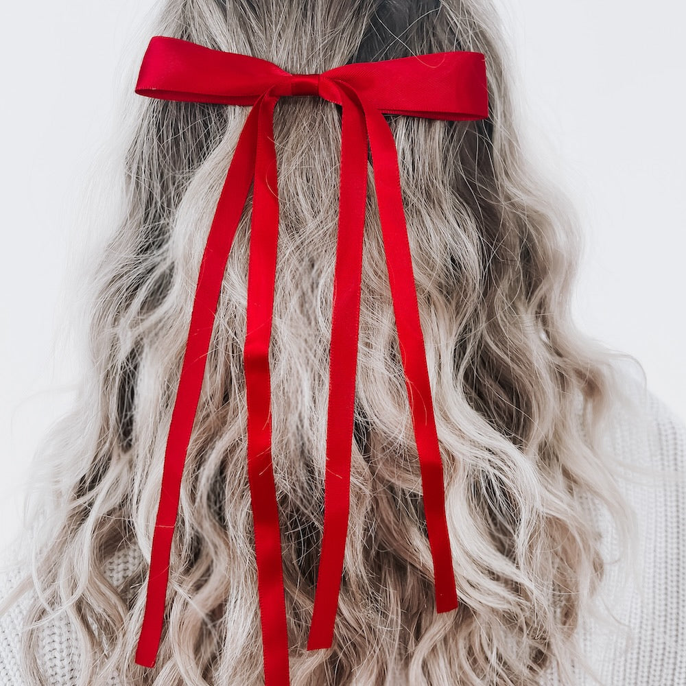 Dahlia Dainty Hair Bow Clip Wholesale - Pretty Simple Wholesale