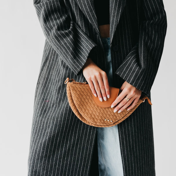 Selena Suede Flap Crossbody - Pretty Simple Wholesale
